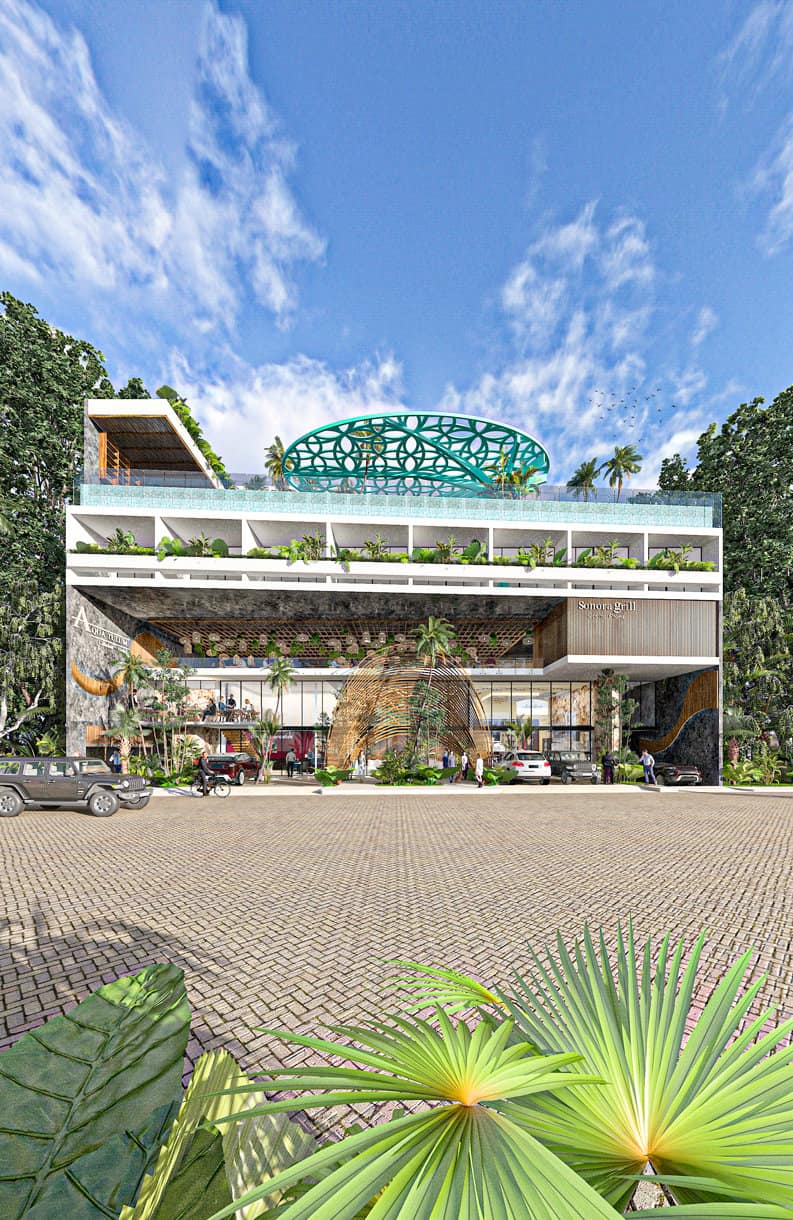 Arquitectura de lujo para un centro turístico único