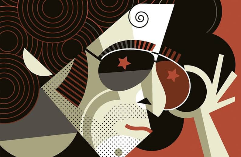 Pablo Lobato. El artista de los retratos geométricos