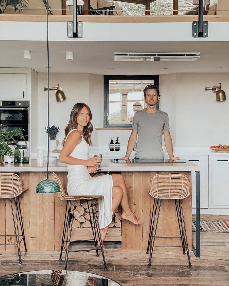 El sorprendente hogar de Mike Read y Kate Lawley