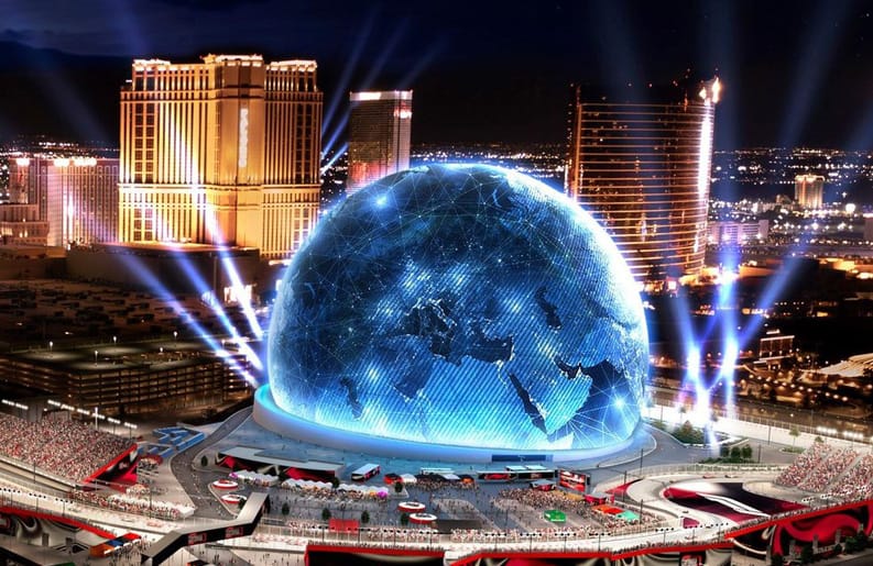 Sphere se suma al paisaje de Las Vegas