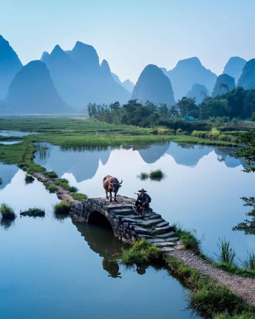 Guilin. La fusión de los paisajes naturales y la mano del hombre