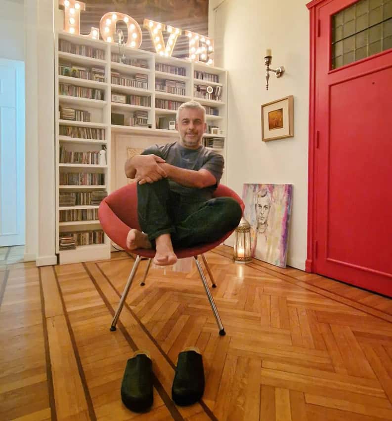 Así es el departamento de Mario Massaccesi